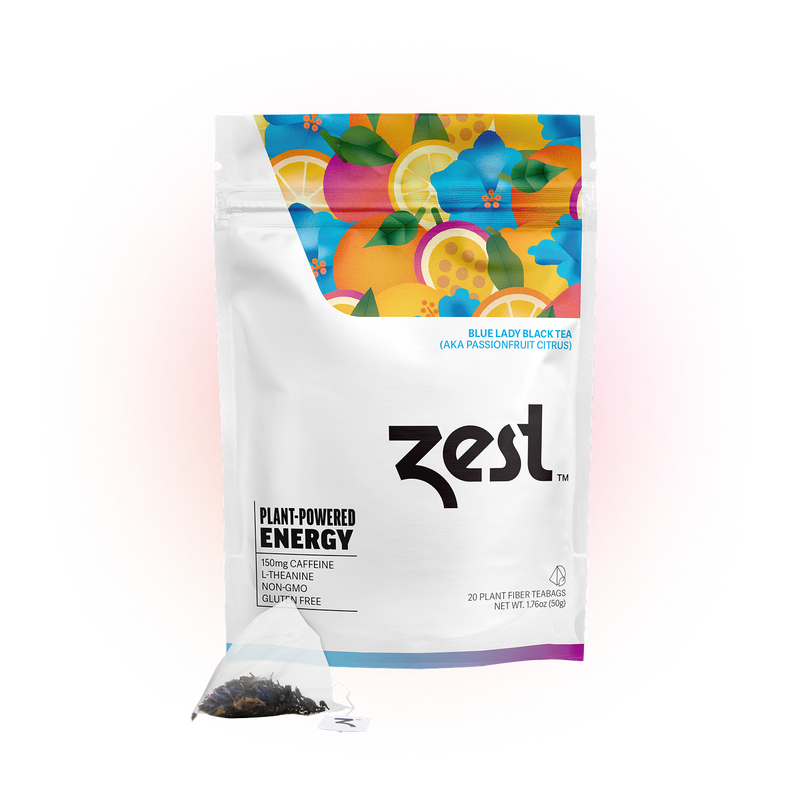 Zest Functional Beverages - High Caffeine Energy Tea and more